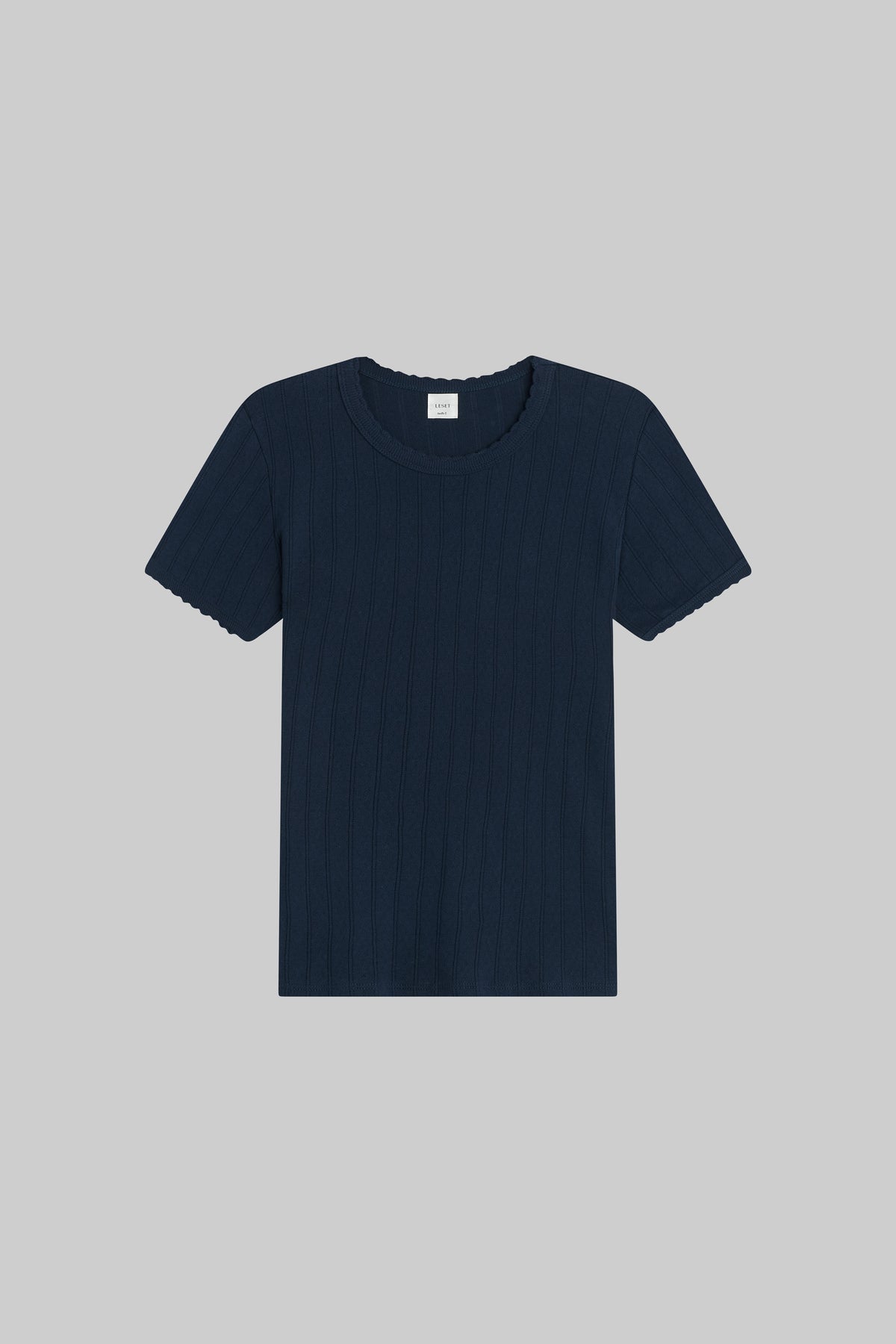 Pointelle Slim Fit Tee – LESET
