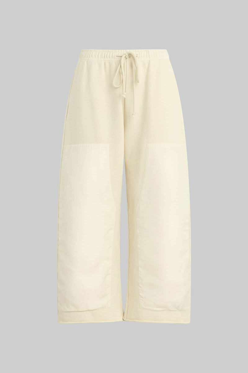 LESET Jamie Carpenter Pant in Chalk in Cotton