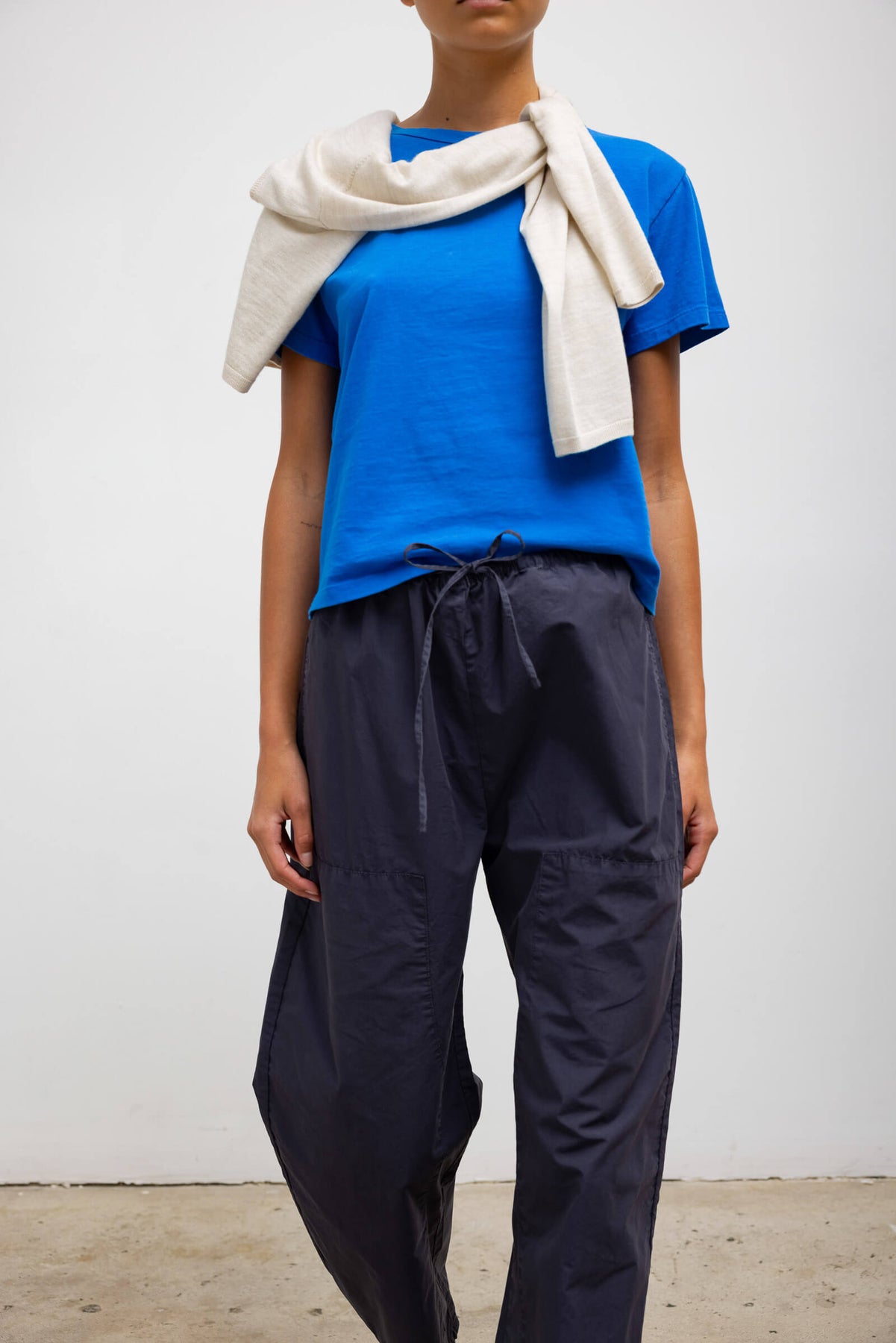 LESET Kyoto Carpenter Pant in Nuit in Cotton